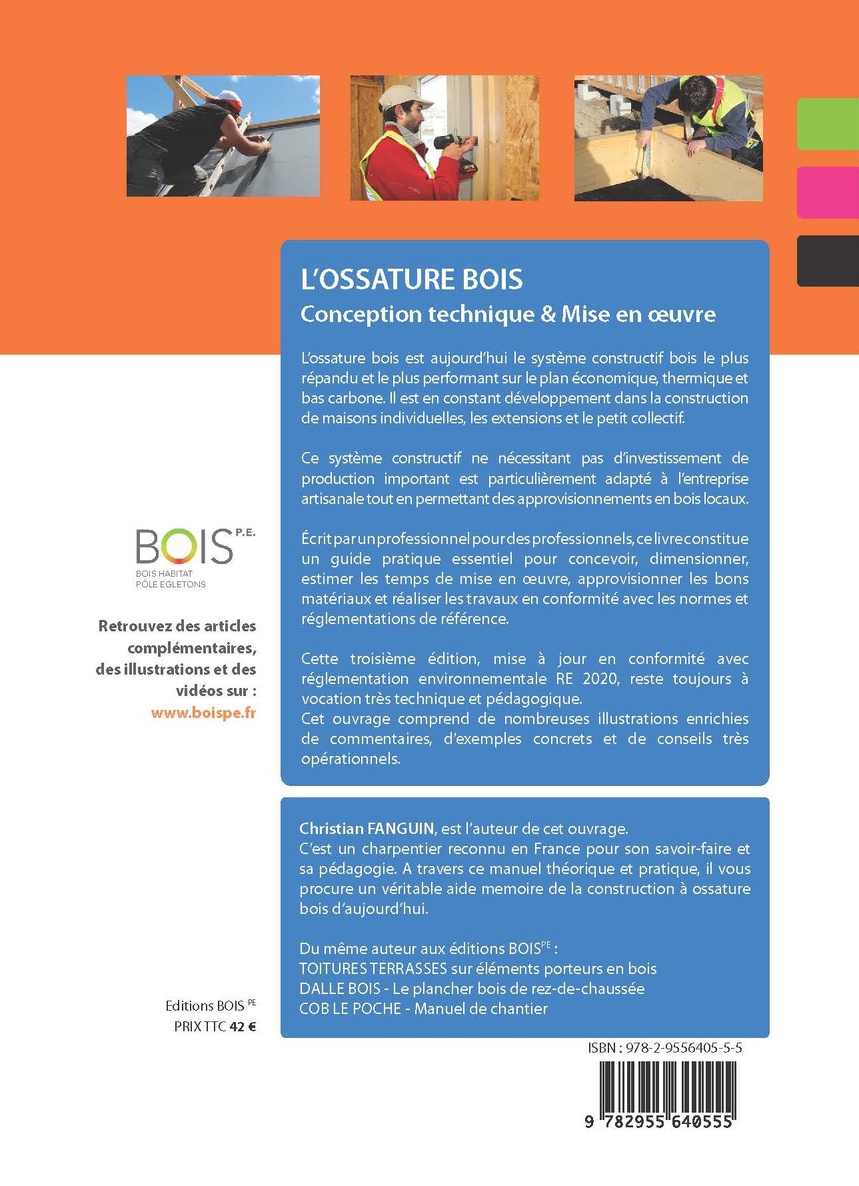 L'ossature bois : Conception technique et mise en oeuvre